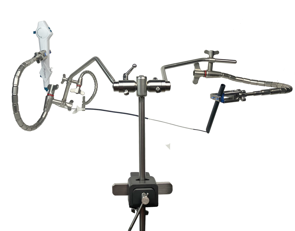 Mount Post with Dual Angled Swivel Bars and Rail Clamp – Mediflex ...